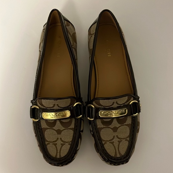 Coach | Shoes | Coach Felisha Slipon Flats Loafers Size 75b | Poshmark